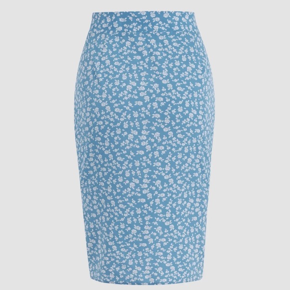 Cider | Skirts | Ditsy Floral Drawstring Midi Skirt By Cider | Poshmark